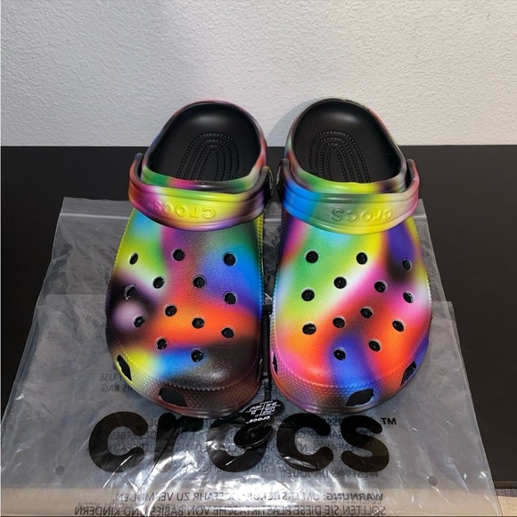 CROCS | Shoes | Crocs Classic Marble Swirl Solarized Clog | Poshmark